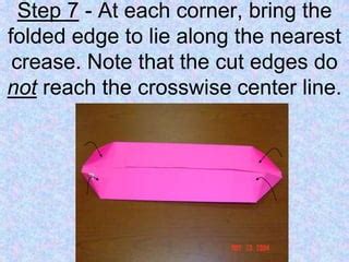Make A Box Using A Sheet Of Paper Ppt