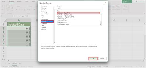 How To Display Numbers As Fractions In Excel Sheetaki