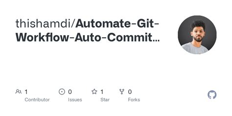 Github Thishamdiautomate Git Workflow Auto Commit And Push On Save In Vs Code