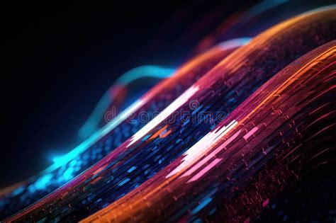 Beauty Of Abstract Forms And Textures Generative Ai Stock Illustration