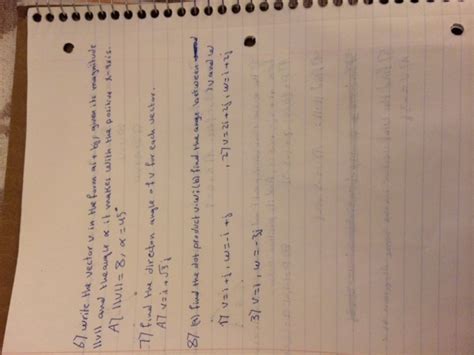 Solved Use The Vectors In Figure At The Right To Graph Each Chegg