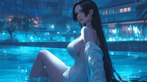 4k HD Wallpaper Moonlit Repose Of Boa Hancock