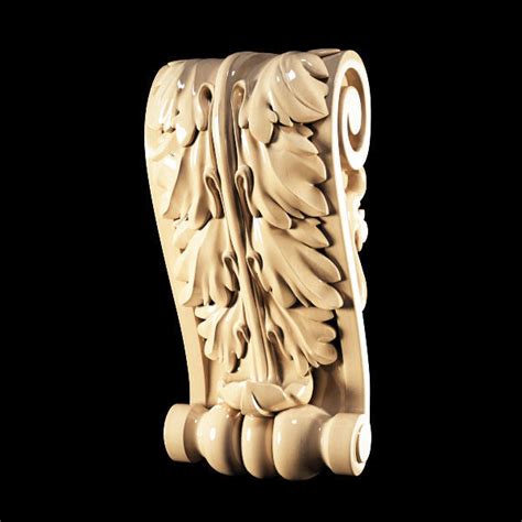 Classical Style Bracket Model 3d Model Cgtrader