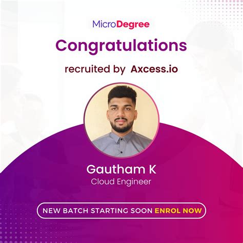 microdegree on linkedin 🌟 success spotlight 🌟 🌟 meet gautham k a
