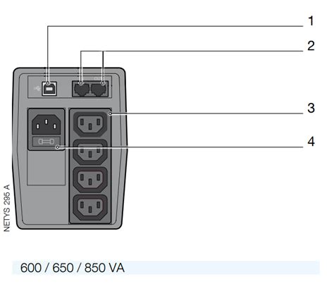 Socomec Netys Pe 650va Usb Npe 0650 Sourceit Sourceit
