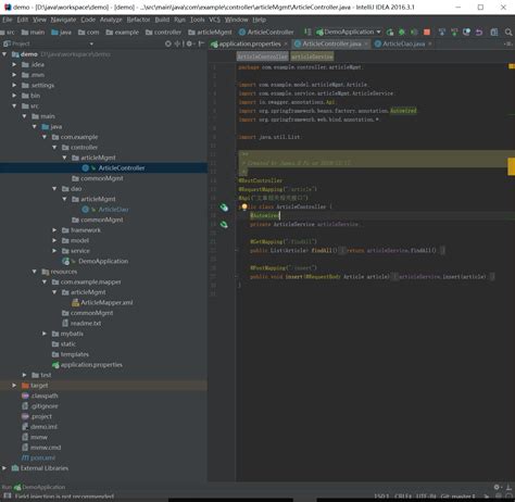 使用spring Bootmybatismysql 构建restful Service Csdn博客