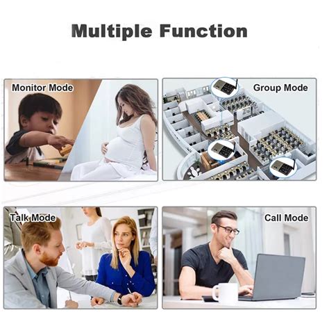 Full Duplex Wireless Intercom System Two Way Communication For Home
