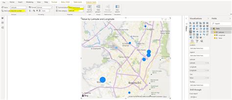 Longitude And Latitude Map Microsoft Office Power Bi Create A