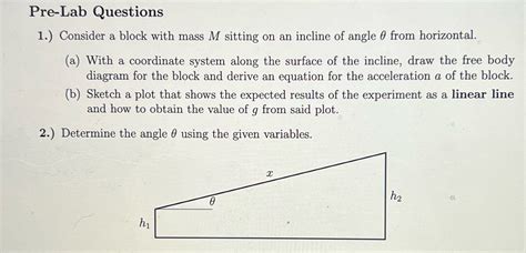 [solved] pre lab question part 1 and 2 pre lab questions 1 consider a course hero