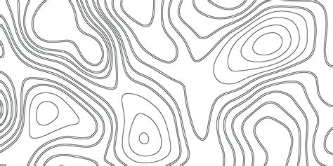 pattern with lines. topographic map seamless pattern. abstract topography vector background ...