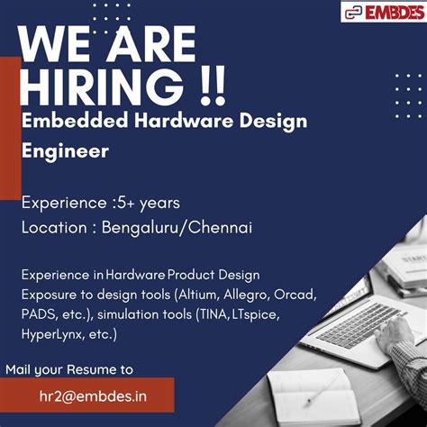 Embdes Engineering Solutions Pvt Ltd On Linkedin Hardwareengineer