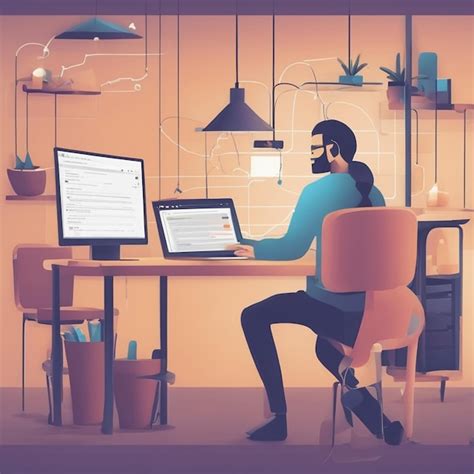Premium Photo Learning Web Developement Connecting Web And P