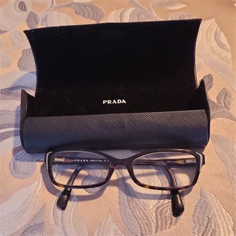 Prada Accessories Prada Tortiose Shell Glass With Case Poshmark