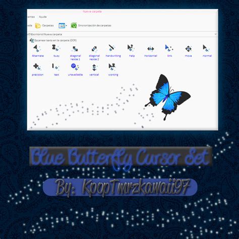 BlueButterfly Cursor Set By KpopTmrzkawaii On DeviantArt