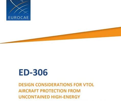 Eurocae Publish New Guidance For Design Of Vtol Aircraft To Protect Against High Energy