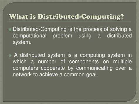 Ppt Design Patterns For Distributed Computing Powerpoint Presentation