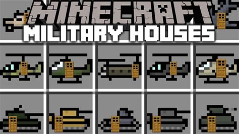 Minecraft Instant Military House Mod Spawn Army Structures Instantly