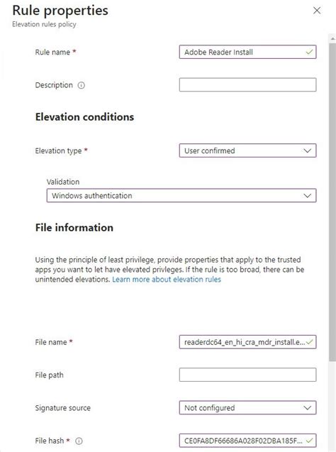 Intune Endpoint Privilege Management