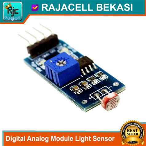 Jual Digital Analog Out Sensor Cahaya LDR Module Light Sensor Arduino Kota Bekasi Rajacell
