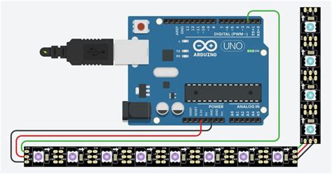 Neopixel Addressable RGBs LEDs Strip With Ard