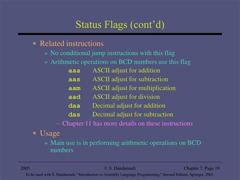 Ppt Arithmetic Flags And Instructions Powerpoint Presentation Free