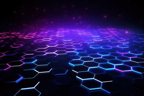 Hexagon Light Backgrounds Technology
