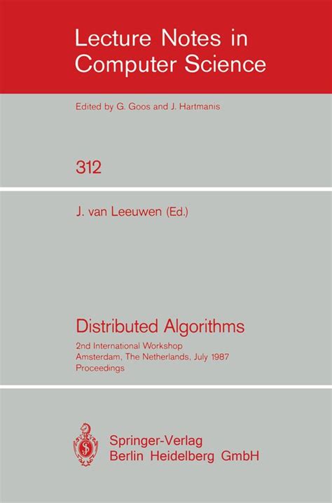 Distributed Algorithms 9783540193661 J Van Leeuwen Boeken Bol