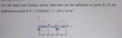 For The Beam And Loading Shown Determine A StudyX