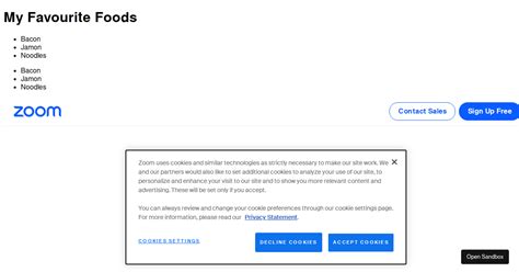 React Components Forked Codesandbox