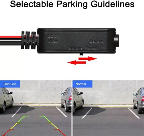 auto vox m1 backup camera with 4 3 monitor kit easy one wire