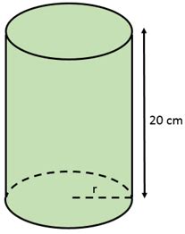 Perhatikan Gambar Tabung Berikut Volume