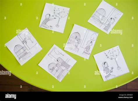 Speech Therapy Consultation For Language And Speech Delay The Patient Reconstructs A Story From