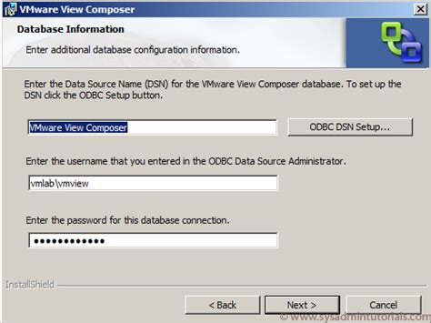 installing vmware view 4 composer