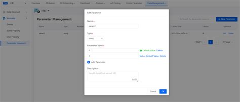 parameter management solarengine helpsite
