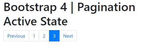 Bootstrap 4 Pagination GeeksforGeeks