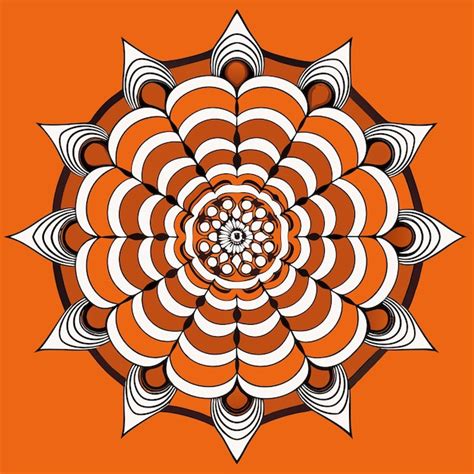 Simple Fractal Pattern With Repeating Lines That Mirror Themselves As