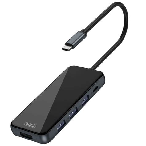 Перехідник USB HUB XO HUB в HDMI USB PD Fast Charger з Type C роз ємом купити за