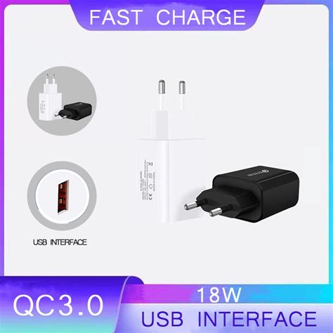 Jual Fast Charging Adapter Charger Usb Port Quick Charging Quick Charge W Qc Shopee