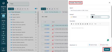 creating and executing an automated test case