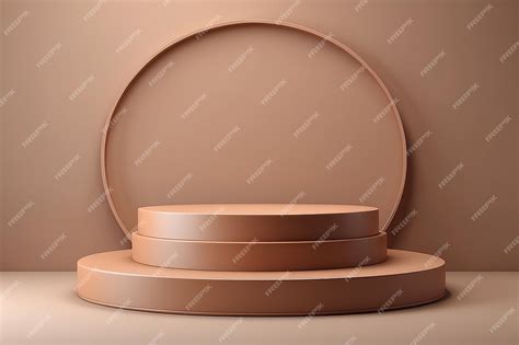 렌더링 플랫폼 스튜디오 배경 터 3d 랜더링 포디움 프리미엄 사진
