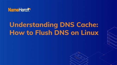 Understanding DNS Cache How To Flush DNS On Linux