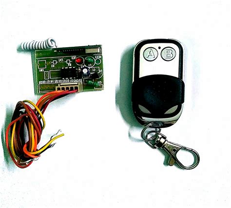 RF 2 channel Remote with Receiver module आरएफ रमट नयतरक Vigil Systems Pune ID