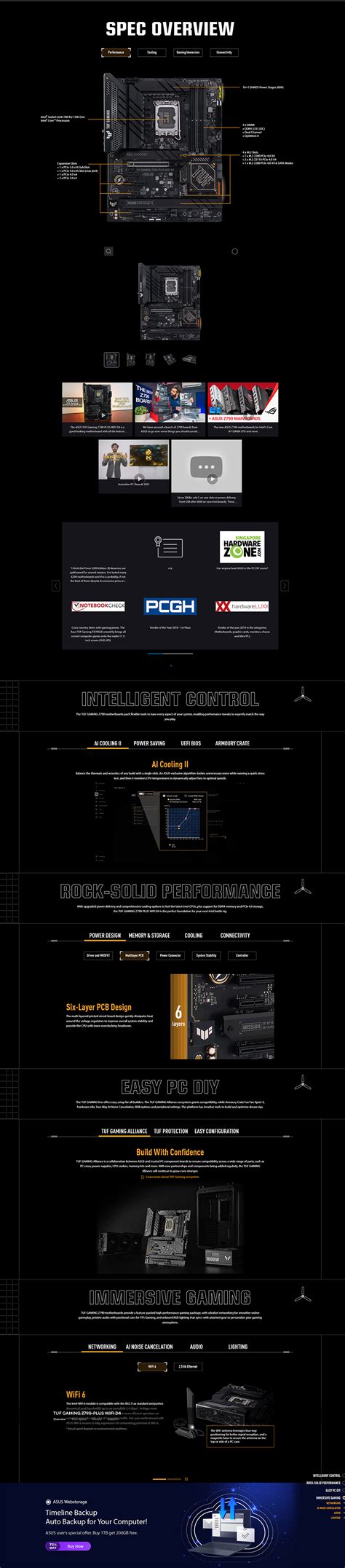 หนาท ASUS TUF GAMING Z PLUS WIFI D REVIEW Vmodtech com Review Overclock
