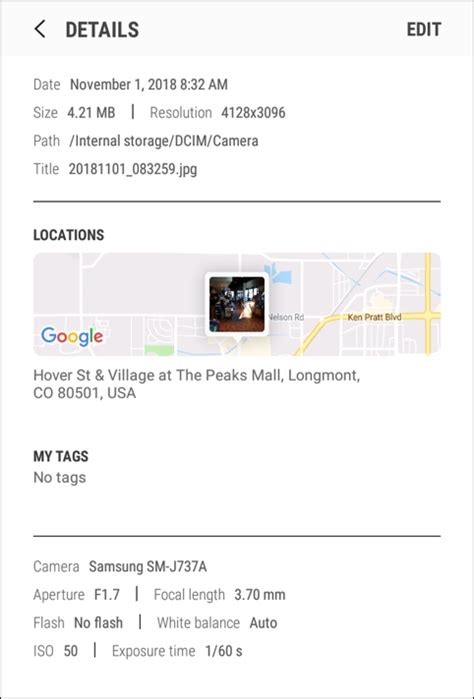 Disable Location Tagging In Android Camera App