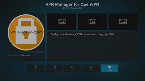 Kodi 17 Libreelec Kodi Add Ons Install From Repository Repo Entered Vpn Manager For Openvpn