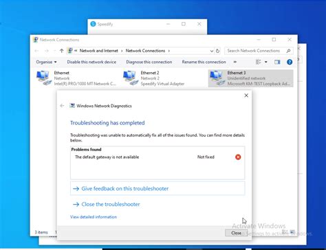 unable to add another virtual network card and use it at the same time