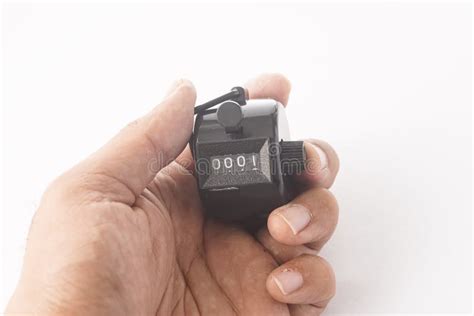 Tally Counter Stock Image Image Of Concept Held Manual 189292191