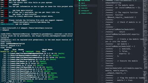 Mern Tutorial Step 1 Static Webpage Using React Babel Webpack Youtube