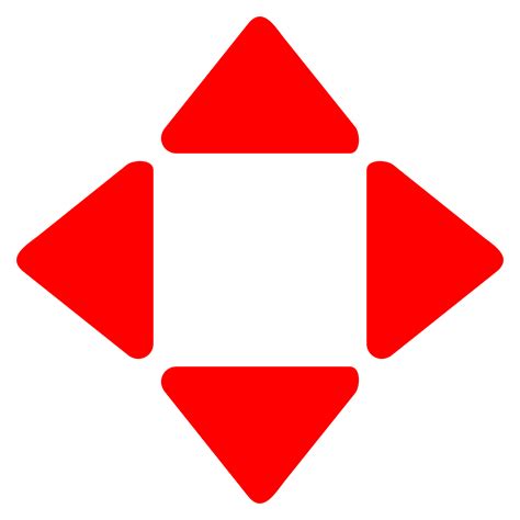 Clipart Red Rounded Arrows