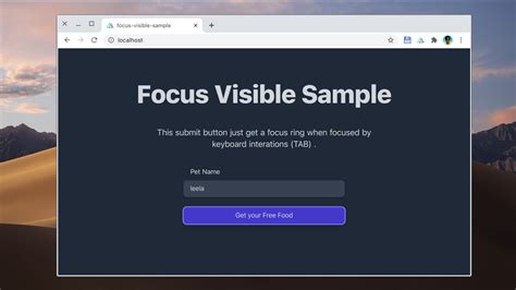 github d4g0 focus visible sample a quick starter for apply `focus